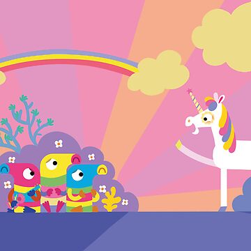 "Animanimals Unicorn" Sticker by FILMBILDER | Redbubble