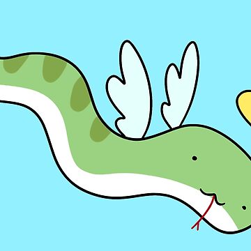 "Angel Snake" Sticker for Sale by SaradaBoru | Redbubble