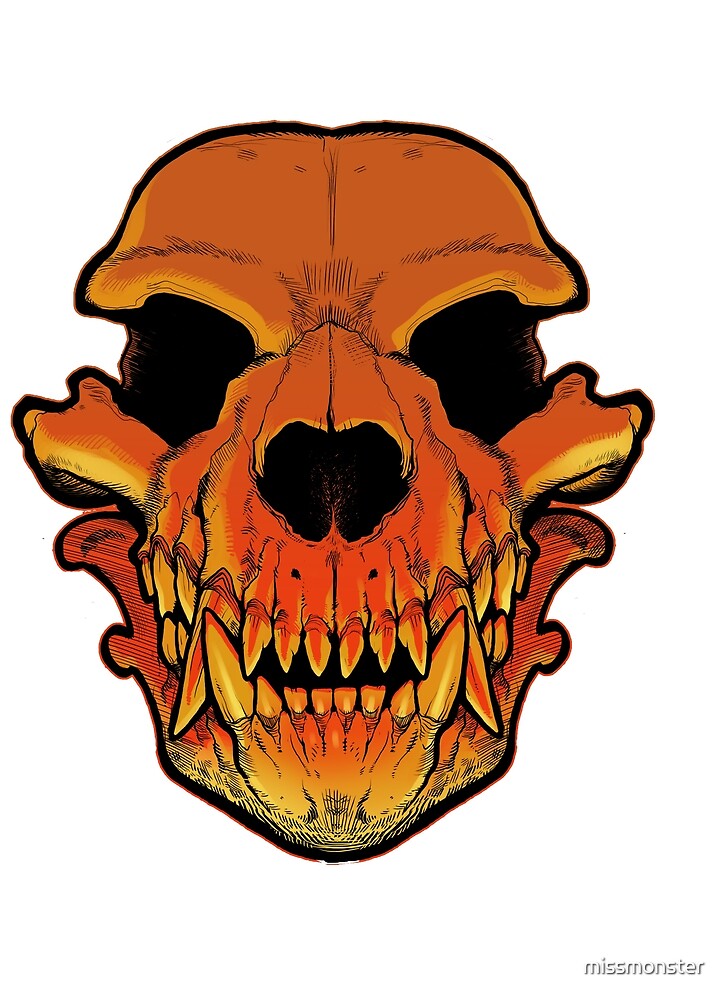 "Werewolf skull" by missmonster | Redbubble