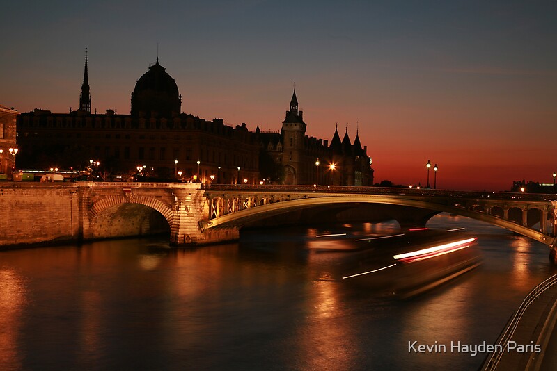 "Paris bridges" by Kevin Hayden | Redbubble