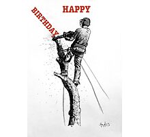 "Arborist Tree Surgeon happy birthday chainsaw" by Gordon Lavender ...