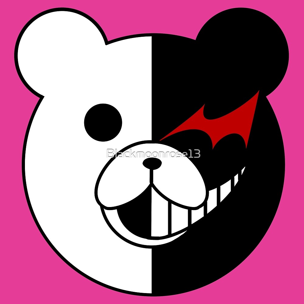 "Monokuma Head" by Blackmoonrose13 | Redbubble