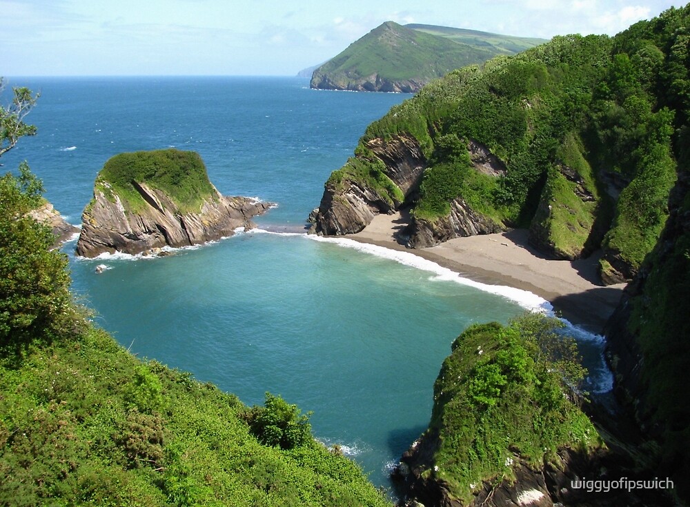 "'Nearly Paradise', Broad Strand, Berrynarbor, Devon" by wiggyofipswich | Redbubble