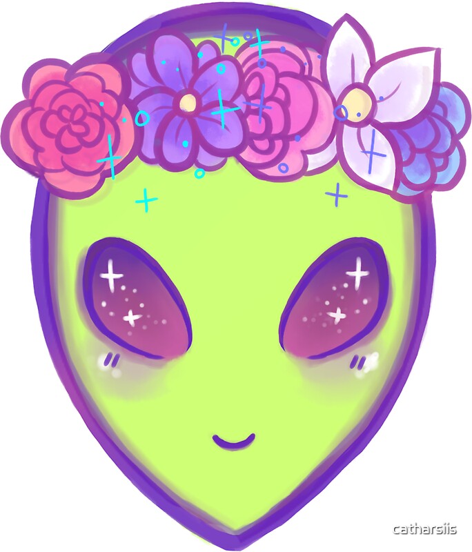Tumblr Alien: Pegatinas | Redbubble