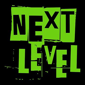 "Next Level" Sticker for Sale by WilliamsonMedia | Redbubble