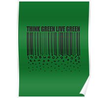 "THINK GREEN LIVE GREEN" by Ioannis Moschou | Redbubble