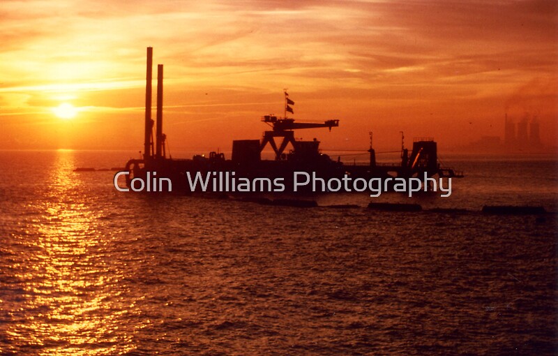 "Dredger Sunset, Ramsgate Kent" by Colin Williams Photography | Redbubble
