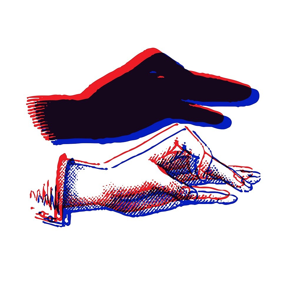 "3D Shadow Puppet - SNAKE" by Surplus Weird | Redbubble