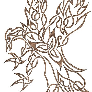 "Celtic Knot Viking Phoenix" Sticker for Sale by Moses-Handcraft ...