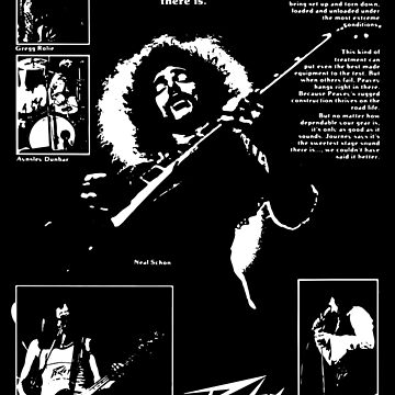 "Journey Band Logo - Black and White" Poster for Sale by Febry-Art ...