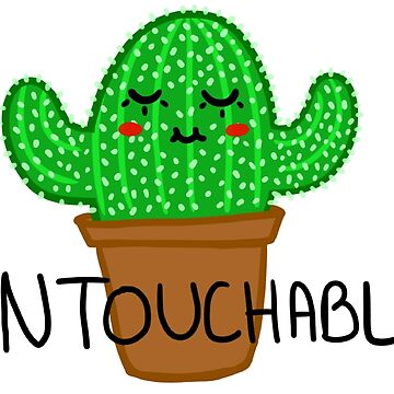 "untouchable" Sticker for Sale by bloosclues | Redbubble