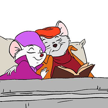 "The Rescuers" Sticker for Sale by pixie--dust | Redbubble