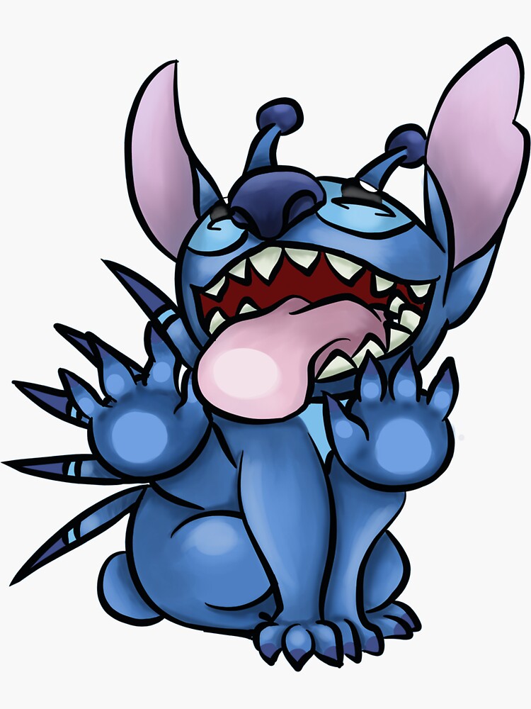 "Alien Stitch: Lilo and Stitch" Stickers by Angelpie354 | Redbubble