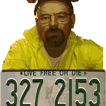 "Walter White Breaking Bad License Plate Design" Art Board Print for ...