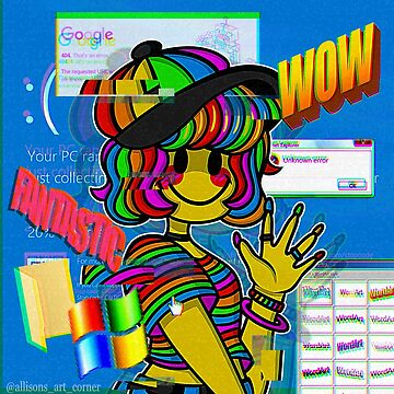 "Your PC Ran Into A Problem" Sticker for Sale by little-allison | Redbubble