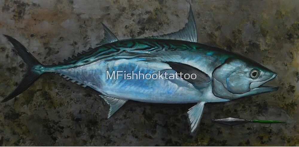 "False Albacore" by MFishhooktattoo | Redbubble