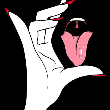 Sexy Cartoon Blowjob Illustration Deepthroat Queen Art Board Print