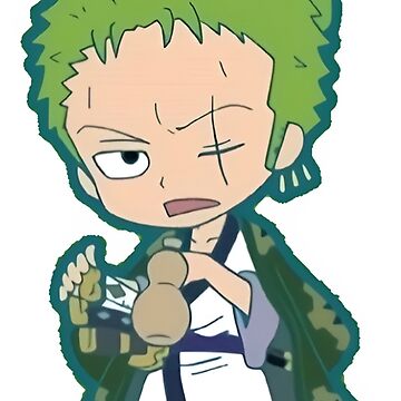 "cute zoro" Sticker for Sale by Thebestindesign | Redbubble