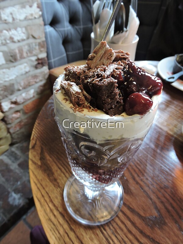 "Black Forest Sundae" by CreativeEm | Redbubble
