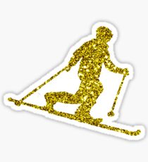Telemark Skiing Stickers | Redbubble