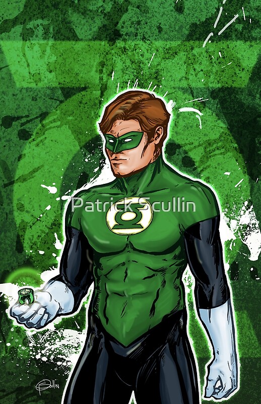 "Green Super Hero" by Patrick Scullin | Redbubble