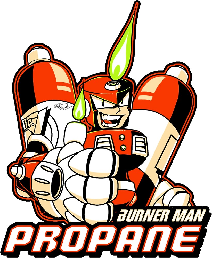 "Burner Man Propane" by JavaWolfDesign | Redbubble