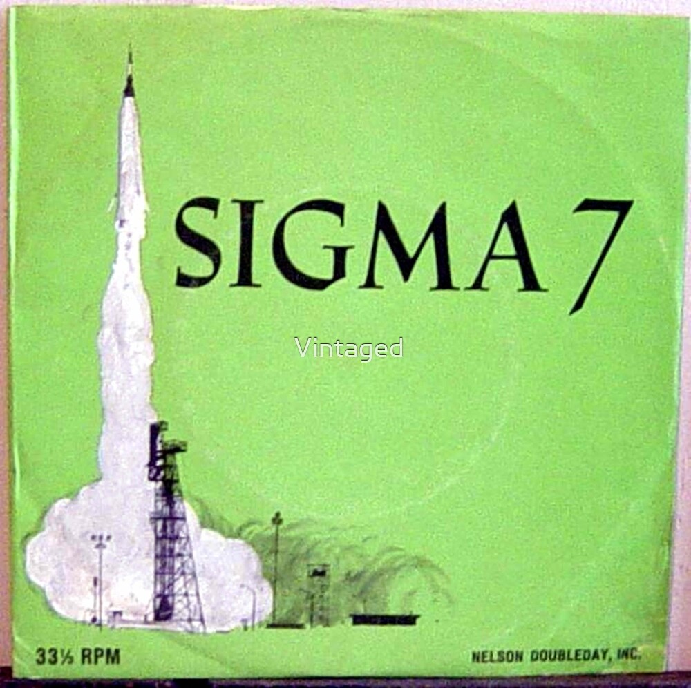 "Sigma 7, Mercury-Atlas 8, rocket, space, spaceship, astronaut, 1962 ...