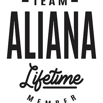 "Aliana Personalized Name " Sticker for Sale by cidolopez | Redbubble