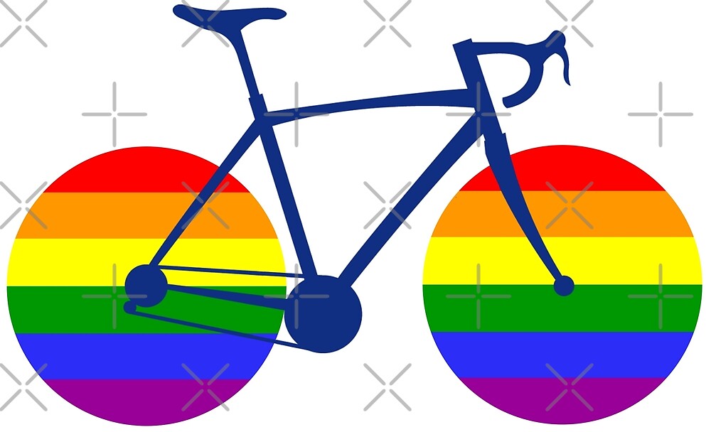 "Ride With Pride Bike" by esskay | Redbubble