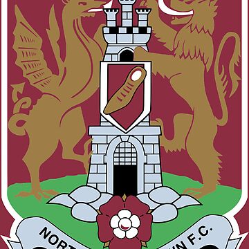 "Northampton Town Badge" Sticker for Sale by DougNewham | Redbubble