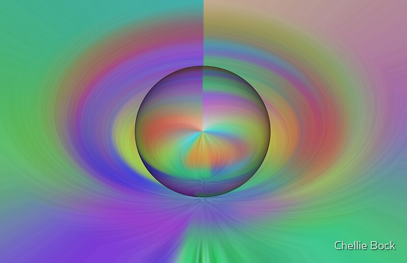 "Round spectrum of pastel colors" by Chellie Bock | Redbubble