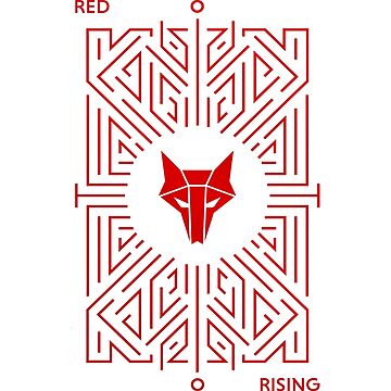 " Red Rising" Sticker for Sale by Game911 | Redbubble