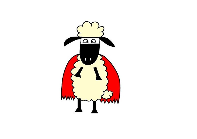 "Super Sheep" by Emus | Redbubble
