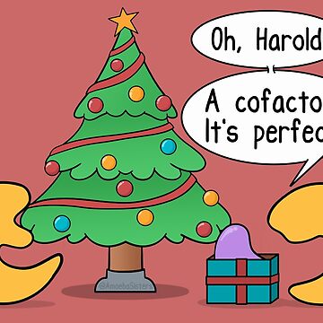 "A Merry Enzyme Christmas" Greeting Card for Sale by amoebasisters ...