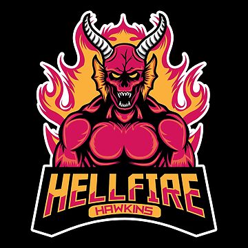 "Hellfire" Sticker for Sale by edcarj82 | Redbubble
