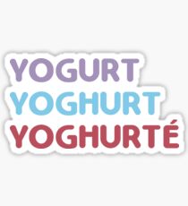 Yogurt Stickers | Redbubble