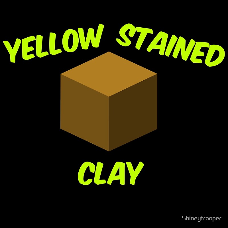 "Yellow Stained Clay" by Shineytrooper | Redbubble