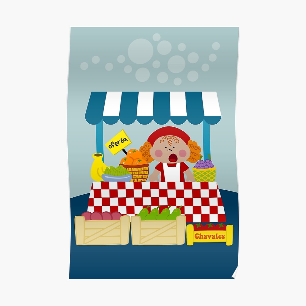 "Market Day" Poster by soniapascual | Redbubble