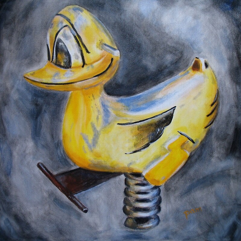 "Springy Duck " by Pamela Burger | Redbubble