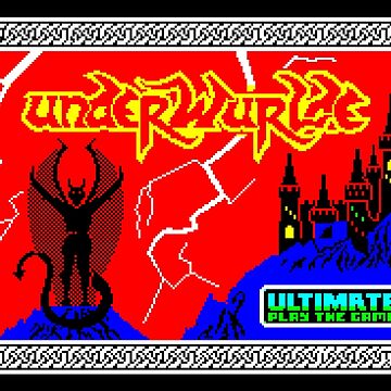 "UnderWurlde ZX Spectrum Retro Loading Screen Game 1980s" Art Print for ...