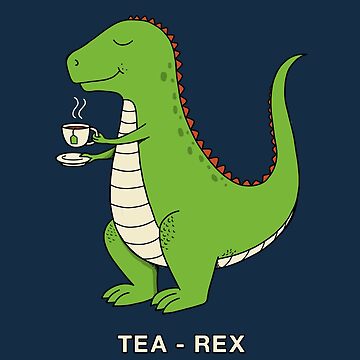 "Tea Rex" Essential T-Shirt for Sale by coffeeman | Redbubble