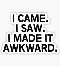 Awkward Stickers | Redbubble