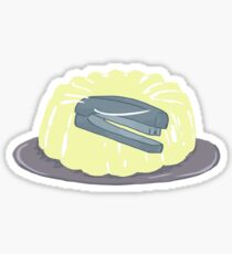 Stapler in Jello Stickers | Redbubble