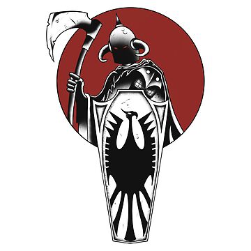 "Traditional Tattoo Style Death Dealer" Sticker for Sale by ...