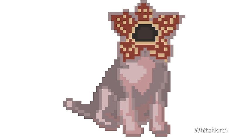 "Demodog Pixel Art" by WhiteNorth | Redbubble