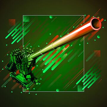 "Superdreadnought Rail Cannon Gustav Max *Modern Graphic Design ...