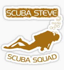 Scuba Steve: Stickers | Redbubble