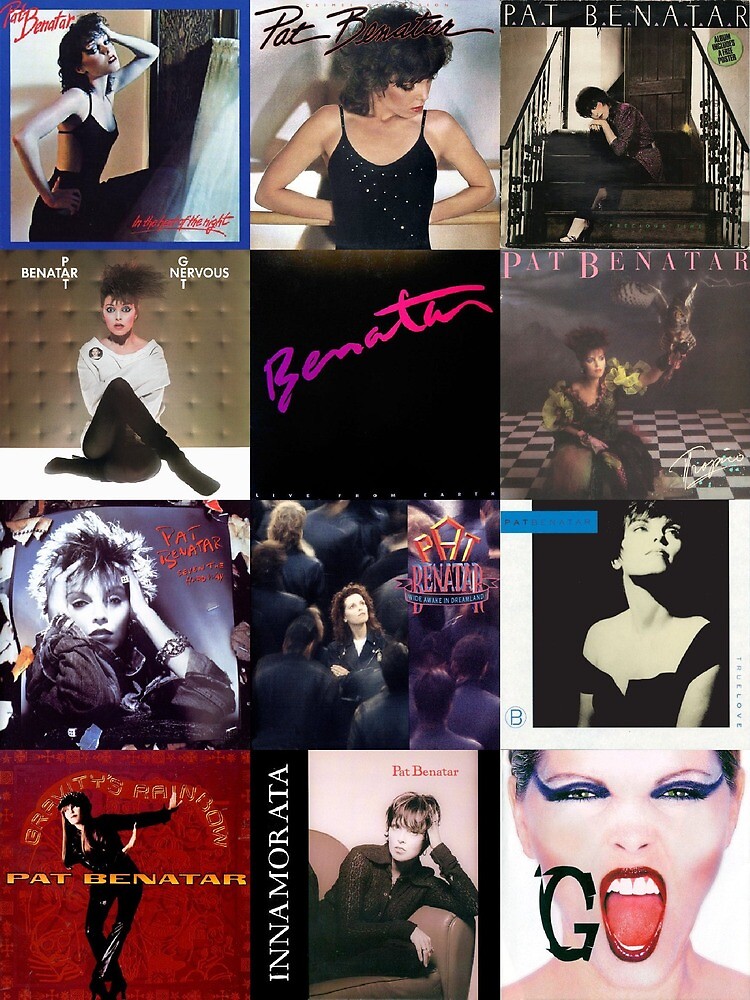 "Pat Benatar Album Covers" by shadowside87 | Redbubble
