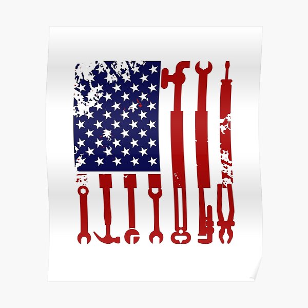 American Flag Posters | Redbubble
