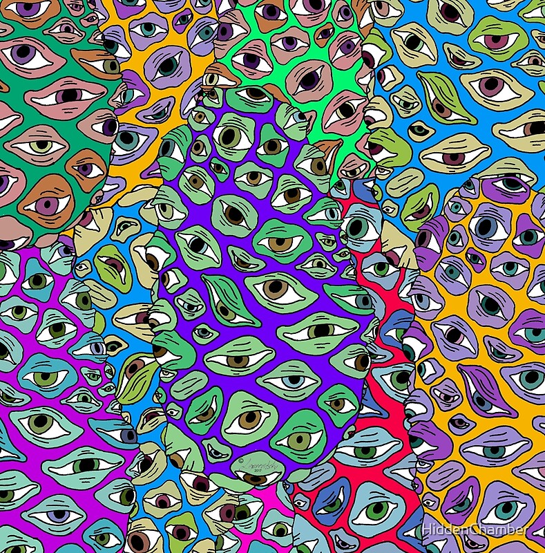 "Eyes of the Noni - Collage" by HiddenChamber | Redbubble